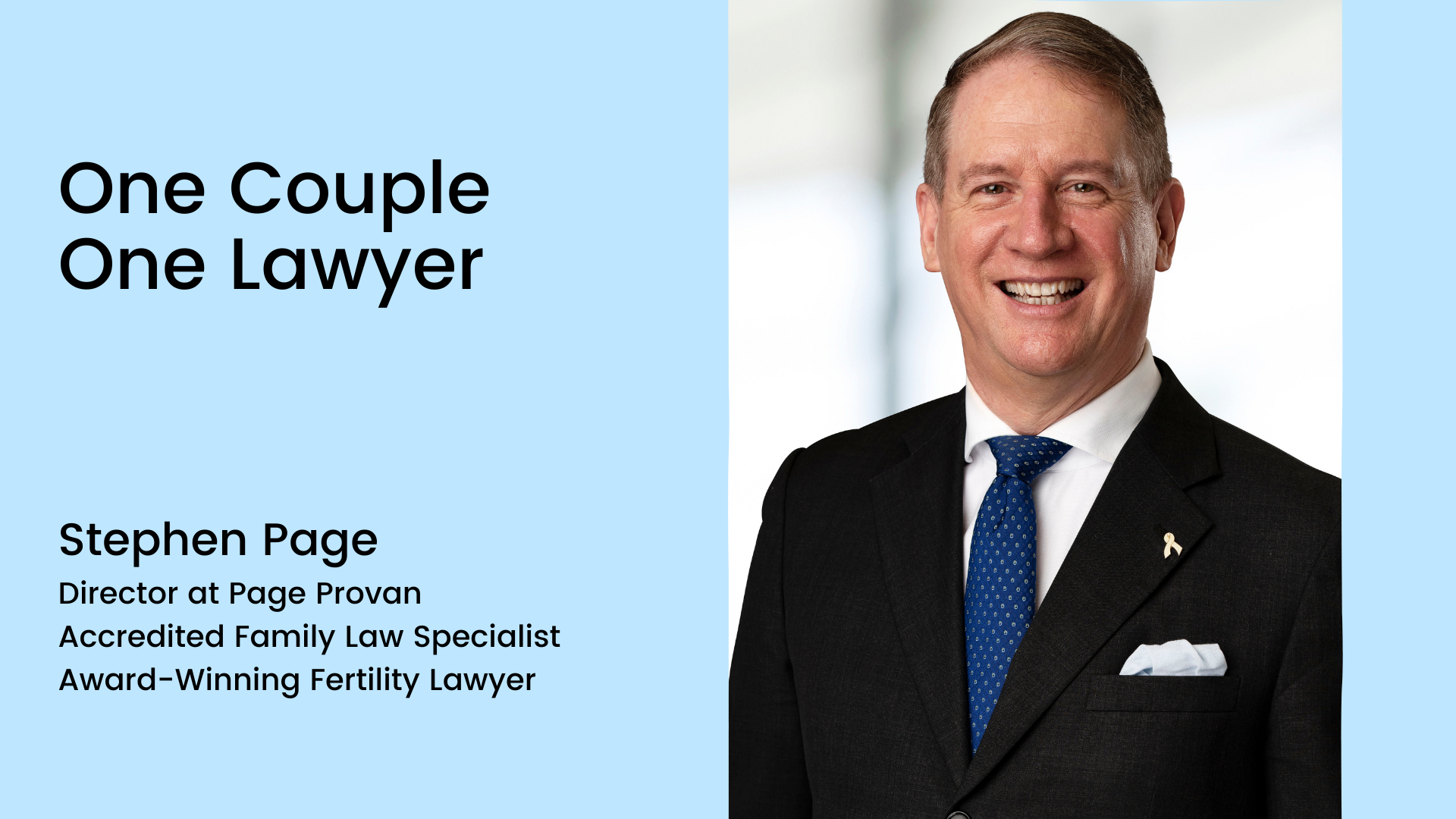 One Couple One Lawyer | Page Provan