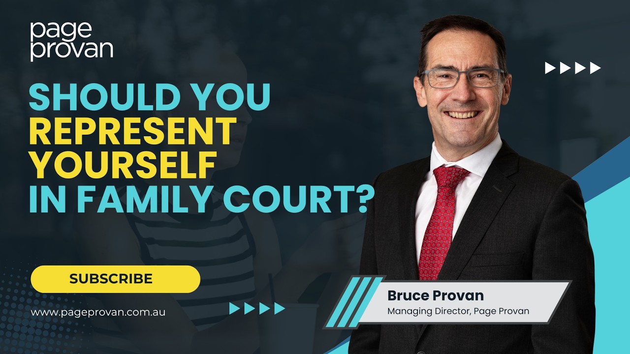 Self-Represented Litigant Family Court Australia: Guide to Section ...